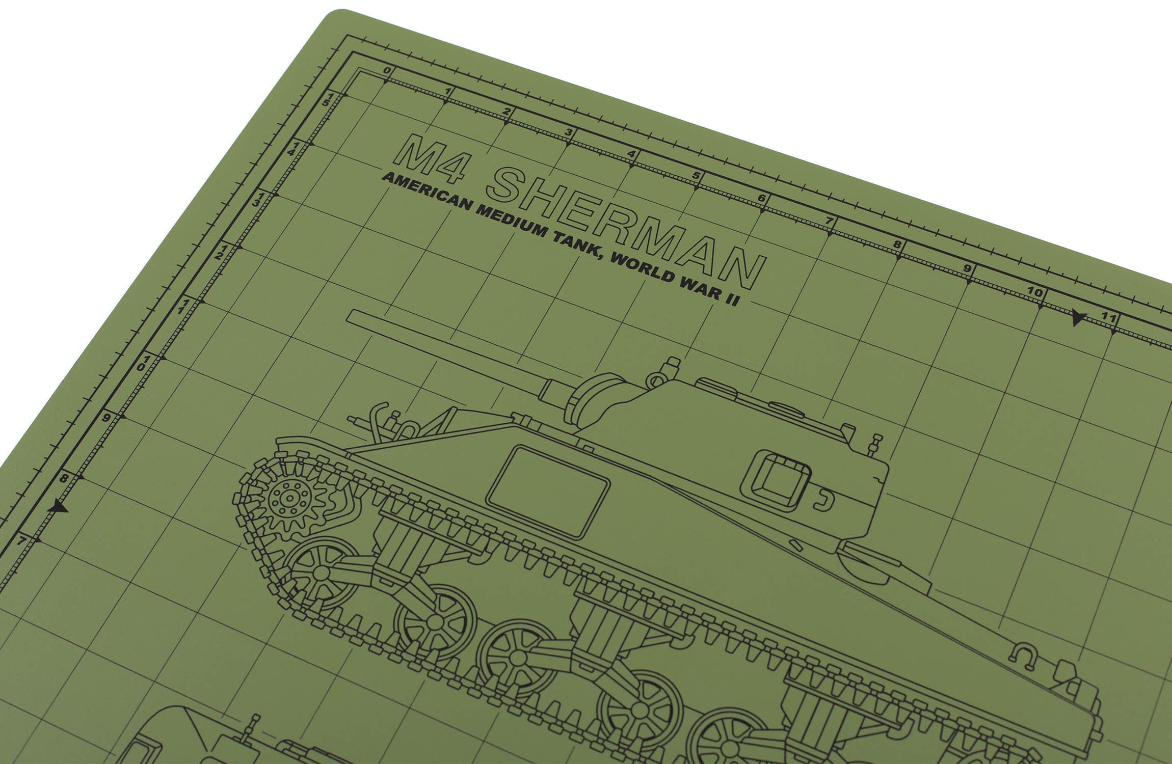 MODEL BUILDER'S SELF-HEALING CUTTING MAT SHERMAN TANK | TANKRAFT – Tankraft